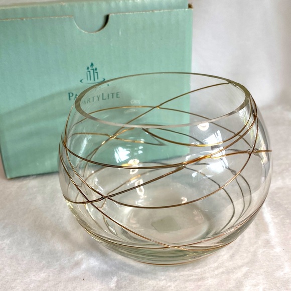 PartyLite | Accents | Partylite Calypso Gold Tealight Holder Retired ...